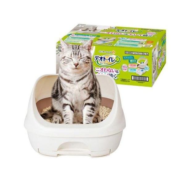 ユニ・チャーム株式会社　ニオわない＆キレイ続く、猫用システムトイレです。猫用品（トイレタリー・手入・衛生・生活用品など）
