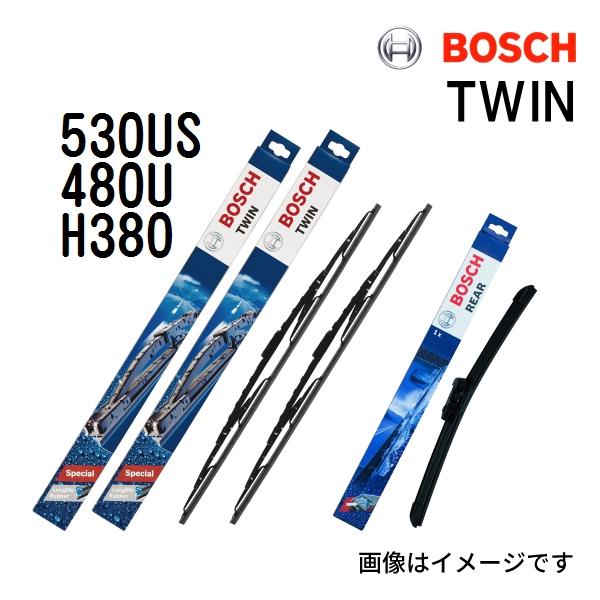 フォルクスワーゲン ゴルフ4 (ゴルフIVワゴン ワゴン 2.0) 年式(01.05-02.05)TWIN ツイン 輸入車用ワイパーブレード フロント用リア用運転席側と助手席側用とリア用ワイパーブレード運転席側(BOSCH品番:530US)...
