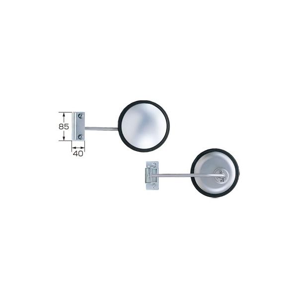 穴あけ不要で取り付けが簡単。はさみ込みタイプ（標準）のリア用アンダーミラーです。有効視野が広く、角度調整が自在。外径サイズ：丸147φ曲率半径：120Ｒ裏板はステンレス※リアパネルが全面ガラス製の車には使用しないでください※納期・在庫状況は...