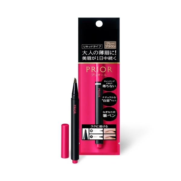 大人の薄眉に　 美眉が１日中続くリキッドタイプのアイブロウ薄く、まばらな眉を自然に色づかせ、汗をかいても、濡れても美眉がずっと続く。細くも太くもラクに描けるなぎなた状筆ペンタイプ。クレンジングするまで落ちない。白髪眉も自然に色づかせる。普段...