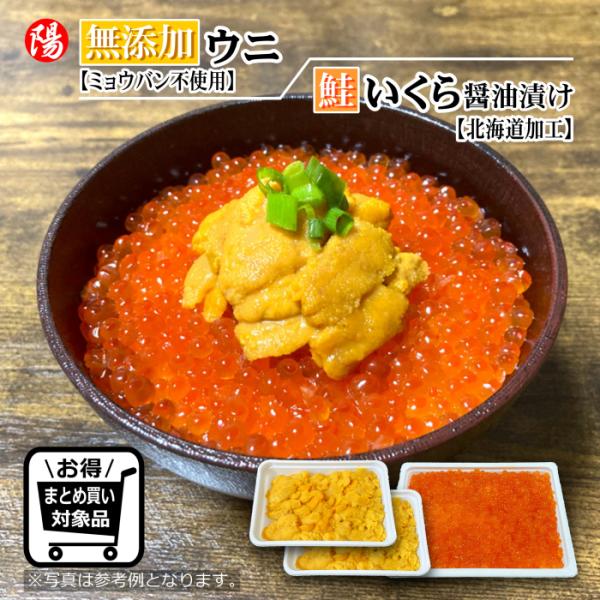 ◆名称:ウニいくら(チャム/白鮭卵)セット◆内容量:無添加ウニ200g(100g×2)＋鮭いくら醤油漬け500g<ウニ>◆産地名:チリ共和国◆原材料:うに◆輸入者:マルワズ貿易株式会社/大阪府堺市堺区神明町東2丁1番8号◆賞味期...