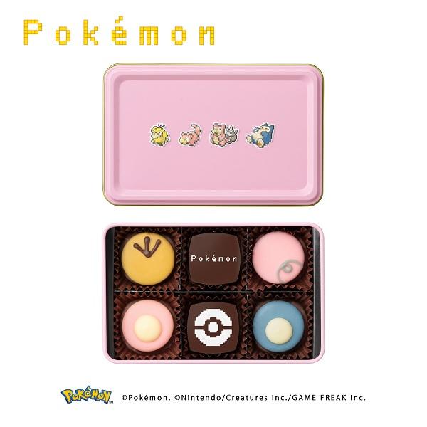 ■説明コダック、ヤドン、ヤドラン、カビゴンなどおなじみのポケモン達が集合。シンプルで愛らしい缶のデザインに、それぞれポケモンをイメージしてデコレーションした可愛らしいチョコレートを詰め合わせました。■商品詳細内容量：6個賞味期限：製造日より...