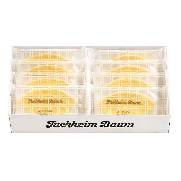 ■説明ユーハイムの看板商品「バウムクーヘン」を手軽に楽しめる大きさに切り分けました。　■商品詳細内容量：8個/箱を含む約420g賞味期限：製造日より60日温度帯：常温便でお届けいたします。特定原材料：小麦、卵、乳保存方法:高温多湿を避け常温...