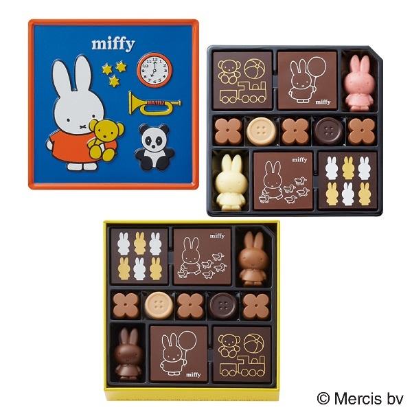 ■説明ミッフィーをデザインした楽しさいっぱいの缶に、かわいいイラストやキュートな形のプレーンチョコレートを、にぎやかに詰め合わせて。この季節だけの特別なパッケージは後使いのうれしさもとびきりです。■商品詳細内容量：22個賞味期限：2026....