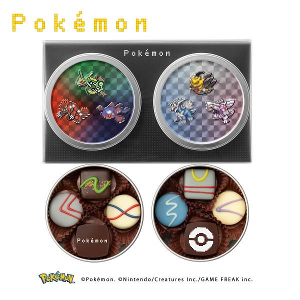 ■説明今年の伝説のポケモン缶セットにはホウエン地方のカイオーガ、グラードン、レックウザと、シンオウ地方のディアルガ、パルキア、ギラティナが登場。それぞれのポケモンをイメージしたチョコレートを詰め合わせました。■商品詳細内容量：8個賞味期限：...