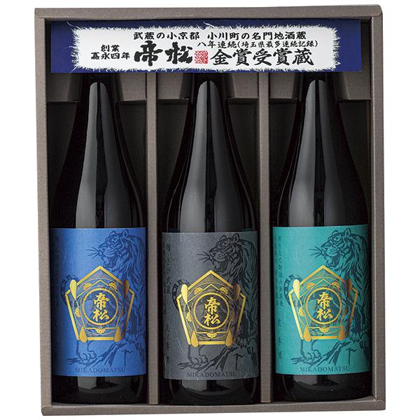 ■説明〈松岡醸造〉が手掛ける丸広だけの限定ギフト。■商品詳細内容量：虎ノ巻青・虎ノ巻黒・虎ノ巻緑（いずれも辛口） 各720ml温度帯：常温便でお届けいたします。商品重量:4.0kg商品記号:006‐MK‐TF■お届け時期についてお届け時期：...