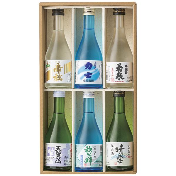 ■商品詳細内容量：秩父錦特別純米生貯・晴雲純米・力士本醸造生貯・菊泉本醸造生貯・帝松生吟・天覧山生貯蔵酒（すべて辛口） 各300ml温度帯：常温便でお届けいたします。商品重量:3.8kg商品記号:006‐YM‐06■お届け時期についてお届け...