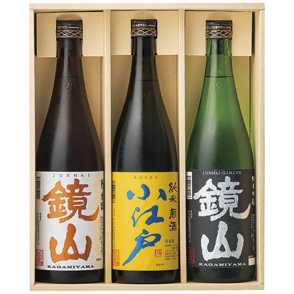 ■説明川越市唯一の酒蔵が手掛けるギフトセットを大切な方への贈り物に。■商品詳細内容量：鏡山 純米酒・小江戸純米原酒・鏡山 純米吟醸（いずれも辛口） 各720ml温度帯：常温便でお届けいたします。商品重量:3.6kg商品記号:006‐K‐7■...