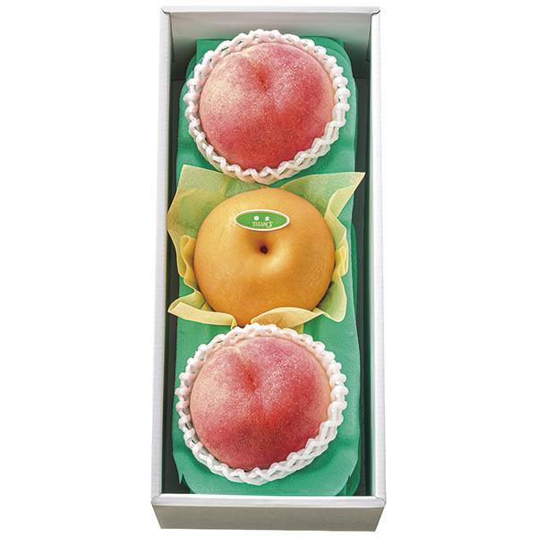 ■商品詳細内容量：桃（山梨県または長野県産）×2、幸水（佐賀県・千葉県・埼玉県・福岡県・茨城県または栃木県産）賞味期限：常温で3日温度帯：冷蔵便でお届けいたします。商品記号:090‐52238■お届け時期についてお届け時期：7月中旬頃から7...
