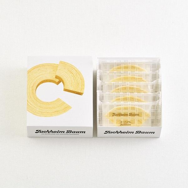 ■説明ユーハイムの看板商品「バウムクーヘン」を手軽に楽しめる大きさに切り分けました。　■商品詳細内容量：5個/箱を含む約255g賞味期限：製造日より60日温度帯：常温便でお届けいたします。特定原材料：小麦、卵、乳保存方法:高温多湿を避け常温...