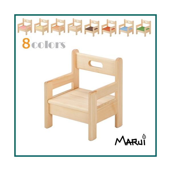 ■対象年齢1歳〜3歳■サイズ外寸：幅31.5cm×奥行28.5cm×高さ38cm座面の高さ 16cm■素材国産檜（ひのき）無垢材[節少なめ]■重量2kg■塗装環境型天然ナチュラルオイル(主原料:亜麻仁油/大豆油/ヒマシ油/ヒマワリ油)■カラ...