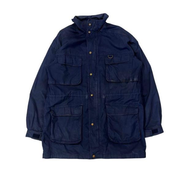 ●コンディション【B】前面右下ポケット汚れ多少の使用感あり●ブランド【Eddie Bauer】●生産国【タイ】●表記サイズ【L】【着丈】 89cm【身幅】 66cm【袖丈】 ラグラン【肩幅】 ラグラン【素材】Sell   65% Polye...