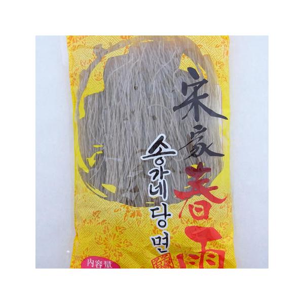 「宋家の春雨」は、熱に強く煮崩れしない為、モチモチぷるんとした弾力が特徴の本場韓国春雨です。原料はさつま芋でん粉を使用し、食物繊維が豊富。タレがしみ込みやすく食べやすい。チャプチェやプルコギなど本場韓国料理を美味しく調理できます。内容量は5...