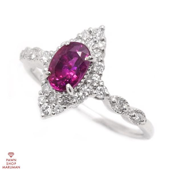 【商品番号】KJY0172【メーカー】ノーブランド【商品名】パープルサファイア Pt900 ダイヤモンドリング【品番・型番】 -【程　度】 A-【素　材】 Pt900【サイズ】 13号【カラー】 -【付属品】ソーティング重さ：約5.9g非加...