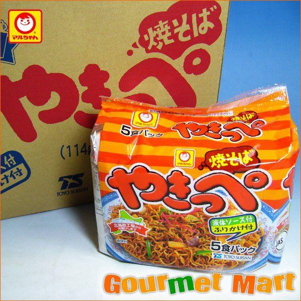 北海道限定版のインスタント焼きそばのご紹介です！ヤキソバ「やきっぺ」はソース馴染みの良い麺と少し甘めのコクがある特製ソースの焼そば。青のりと紅生姜付です。お手軽価格の箱売りインスタントやきそばです。20年以上北海道で愛され続けているマルちゃ...