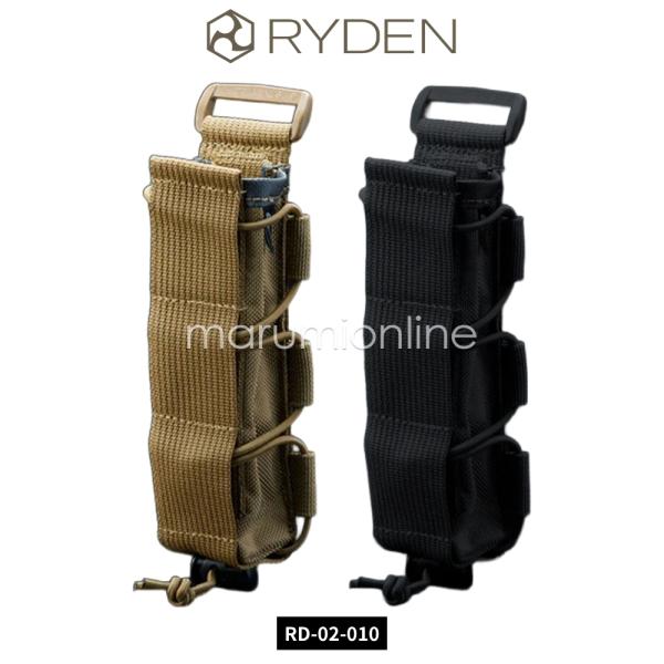 【細いギアの収納に最適。スリムな万能ポーチ】MoLLE System（モールシステム）を採用した、拡張性の高いデザイン。・高い耐久性を誇る、メイド・イン・ジャパンの高強力繊維「鎧布」RYDENのプラットフォーム、ポーチ、ホルダー類には世界最...