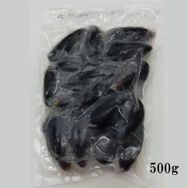 品名：殻付冷凍ムール貝（加熱済）原材料名：ムール貝内容量：500ｇサイズ：40-50サイズ　ＪＵＭＢＯ賞味期限：枠外上部右側に記載保存方法：-18℃以下で保存してください凍結前加熱の有無：加熱してあります加熱調理の必要性：解凍後そのままお召...