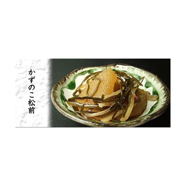 【発売日：2025年10月29日】北海道で食べられている郷土料理、松前漬け。かね徳芦屋工房では、ごろりと大振りの数の子に、旨味たっぷりの干しするめを使用。それを北海道産の松前昆布と漬け込むことで、より一層旨味を凝縮させています。乾物ならでは...