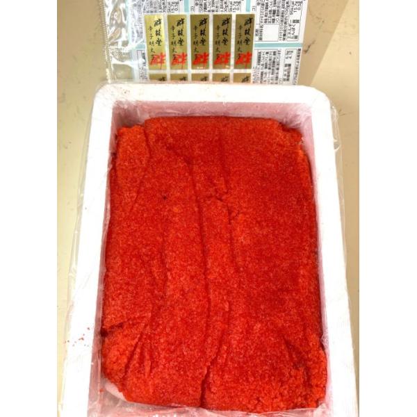 博多鮮鼓堂の「明太子バラ子」1ｋｇです。お味のよい、とてもお得な「明太子バラ子」なのでおすすめいたします！ご飯はもちろん、スパゲッティ、おむすび、お好み焼き、冷やしうどん、卵焼き、蒲鉾、などなど色々ご利用いただけます。☆お客様より明太バター...