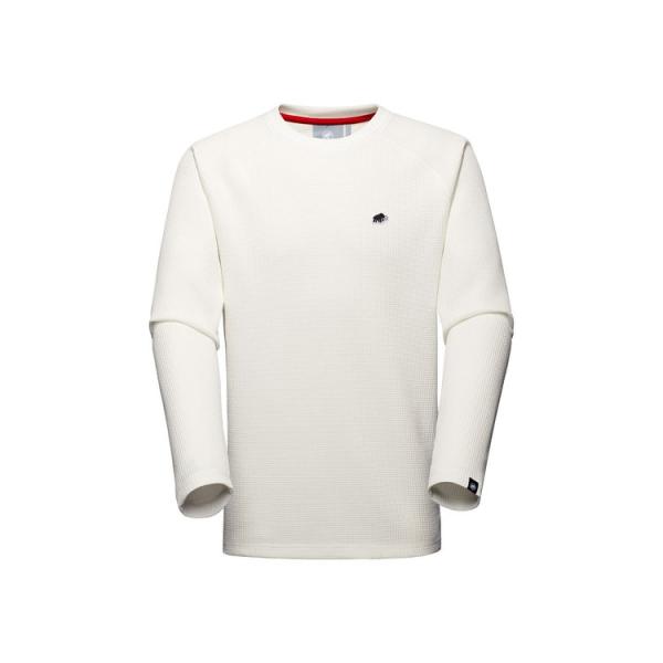 MAMMUT マムート / Waffle Longsleeve AF 1016-01810のご紹介です。毎日のコーデに取り入れたい柔らかいワッフルニットを使ったゆったりフィットのクルーネック長袖トップス。抜群の速乾性で体をドライに保つので、...