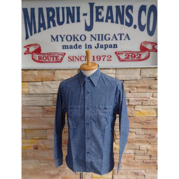 BUZZ RICKSON'S　バズリクソンズ / BLUE CHAMBRAY WORK SHIRTS  BR25995のご紹介です。米海軍が採用したシャンブレーシャツは1930年代から現在まで支給が続く息の長いユーティリティーシャツである。...