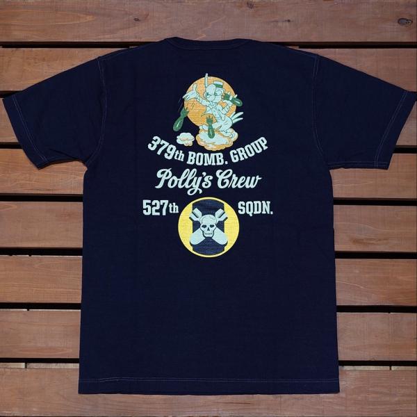 BUZZ RICKSON'S / SLUB YARN T-SHIRT　”379th BOMB.GROUP”　BR79731のご紹介です。古い時代に見られるコットン100%凹凸感のある生地、スラブボディが特徴。撚りの強さが異なる糸を編むことで...