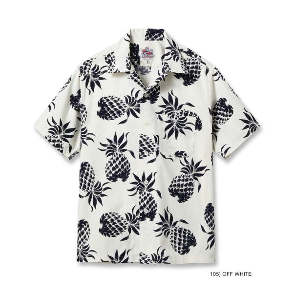 SUN SURFサンサーフ / DUKE KAHANAMOKU COTTON HAWAIIAN SHIRT “DUKE'S PINEAPPLE”　DK37811のご紹介です。1950年代に作られたデューク・カハナモクのヴィンテージアロハシャ...