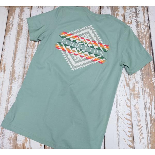 PENDLETON ペンドルトン / S/S Cascadia Tee RG1278-74612のご紹介です。ネイティブ・アメリカンの伝統的な柄が特徴の老舗のウールウェア・ブランケットのブランド『PENDLETON』のバックプリントTシャツ...