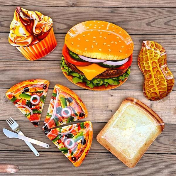 写真に収めれば、思わず本物と見まがうリアルな食べ物が描かれたガラスプレート。遊び心とユーモアに溢れたプレートたちは、食卓に元気を与えること間違いなし。食品以外を乗せるトレイやインテリアとしても注目株です。タイプ: PIZZAサイズ : H....