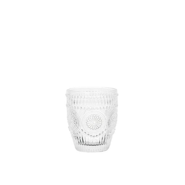 マーガレットのモチーフをデコレーションカットした、どこか懐かしくもフレッシュな印象のガラスカップ。厚手のガラスを使用しているので、デイリーユースでも安心。パーティーの場面では、華やかな雰囲気を醸し出します。マーガレットの花言葉は”真実の愛”...