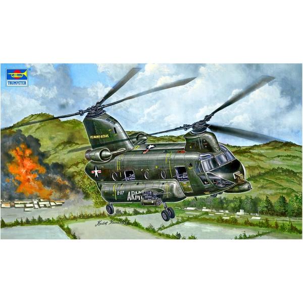 ■ブランド名：トランペッター ■組み立て塗装が必要なプラモデル。別途、接着剤や工具、塗料等が必要。トランペッター 1/35 アメリカ ACH-47A チヌーク ヘリコプターガンシップ プラモデル 05113製品は精密なモールドで機体のモール...