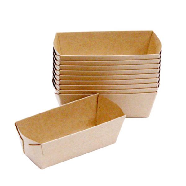 耐油性・耐熱性・耐水性に優れたベーキングトレーです。側面の上部を二重にすることにより口径の広がりを低減します。