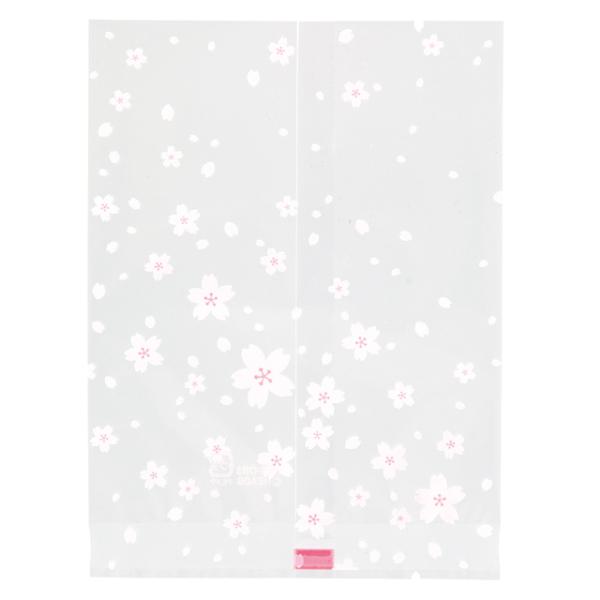 春のイベントは、さくら柄で花やに。舞い散るさくら柄が華やかで美しい透明OPPバッグです。いつものお菓子を春仕様で♪春のお祝いギフトにいかがでしょうか！！■使用上の注意お餅包装、冷凍には使用しないでください熱止めされる際は袋の空気をしっかりと...
