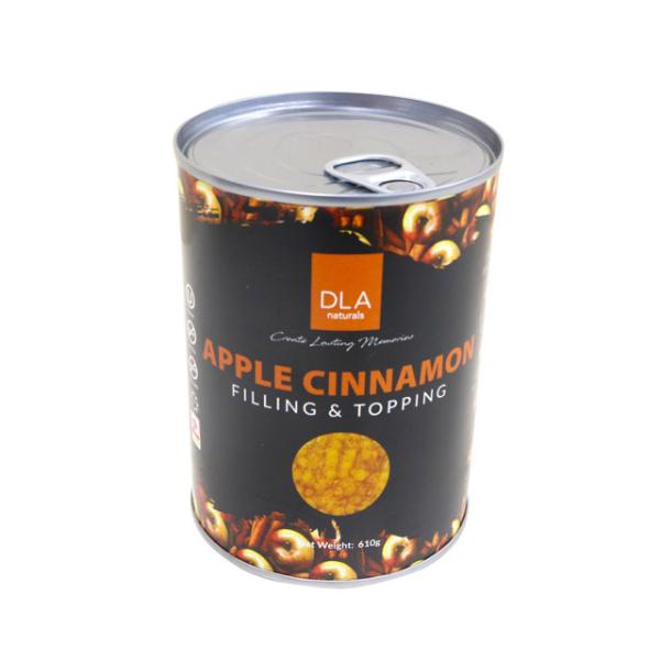 使いやすいサイズのフルーツフィリング。角切りのリンゴが入っており果肉感が感じられます。焼成やトッピングにご使用いただけます。シナモン入りなのでそのままパイ生地で包んでアップルパイも簡単に作れます。■使用上の注意開缶後は別容器に移しかえ、必ず...