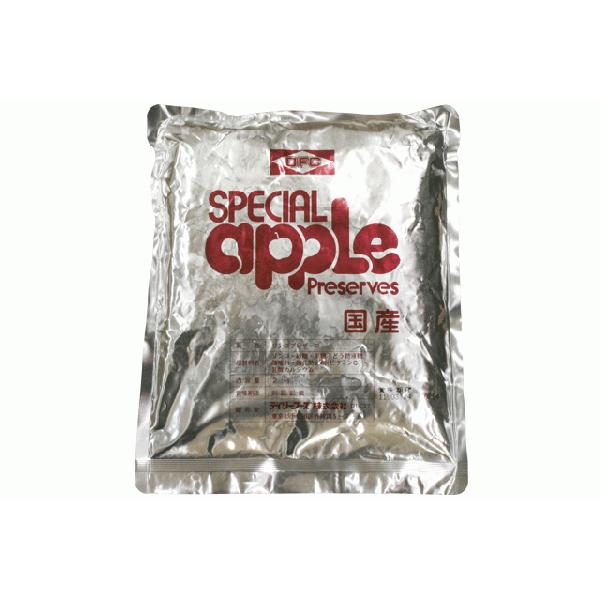りんごの甘煮(アップルプレザーブ)。ポピュラーなアップルパイやパウンドケーキ、スポンジケーキのトッピングにどうぞ。■ご注文前の確認事項製品の色は天然成分由来ですので、バラつきや経時的に変化することがございます。