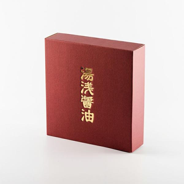 湯浅醤油　卓上　200mlが３本入るギフト箱。<br>湯浅醤油と金箔文字入りで高級感あり！<br><br>お好きな醤油を選んで、組み合わせして頂けるようになっております。<br><br>