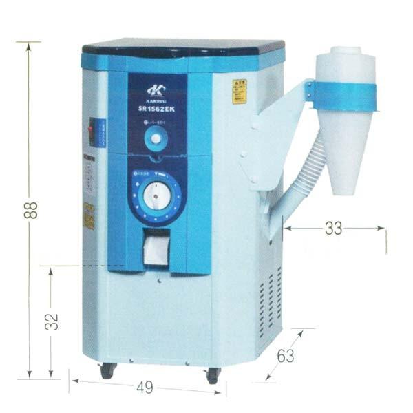 特徴 / 2馬力タイプのスタンダードモデル大きさ・質量 / 49(糠サイクロン33)×63×88cm・61kgタンク容量 / 玄米30kg使用モータ / 三相200V/1.5kW回転数 / 650rpm精白能力 / 玄米100〜130kg/...