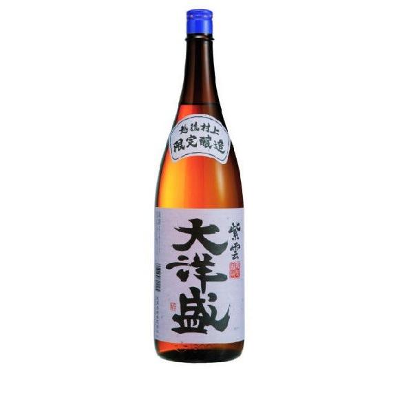 【発売日：2024年04月06日】商品名紫雲 大洋盛（しうん たいようざかり） 製造元新潟 村上市 大洋酒造容量1800ｍｌ（一升瓶）酒質普通酒 アルコール度数15度 精米歩合55% 日本酒度+3 原料米麹米　/　五百万石掛米　/　新潟県産...