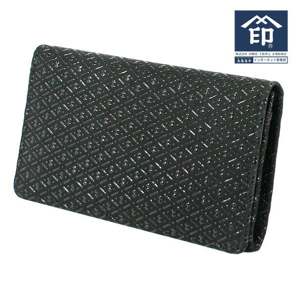 型　番　：　2501-01-007サイズ　：　約 7cm × 11cm × 1.3cm重　さ　：　約 37g仕　様　：　名刺ポケット1、ポケット2素　材　：　鹿革・漆カラー　：　黒地×黒漆　柄　　：　ひょうたん対　象　：　男性用（メンズ）製...