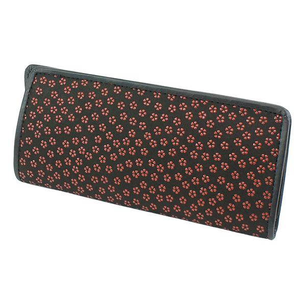 型　番　：　4203-21-002サイズ　：　約 7.3cm × 16cm × 1.8cm重　さ　：　約 40g仕　様　：　ソフトタイプ素　材　：　鹿革・漆・牛革カラー　：　黒地×赤漆　柄　　：　小桜対　象　：　女性用（レディース）製造国　...