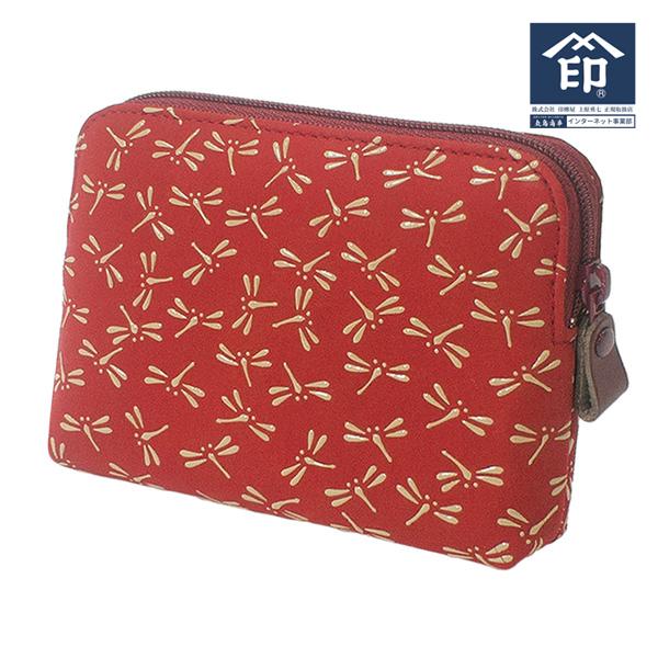 印傳屋（INDEN-YA） 印伝 甲州印伝 上原勇七 小物ポーチ 化粧ポーチ