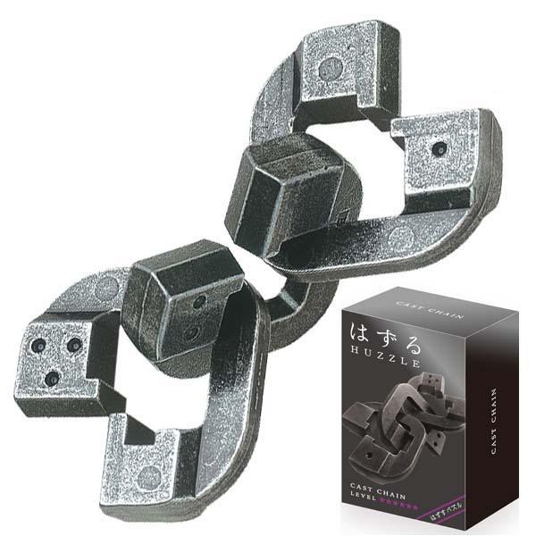 金属のパズルです。洗練されたデザインで、オブジェ的でもあります。外して、もとに戻す。それが、はずるです。■チェーンの動きに身体も思考も連動させ、感覚的に勝負してほしい。■難易度：★★★★★★