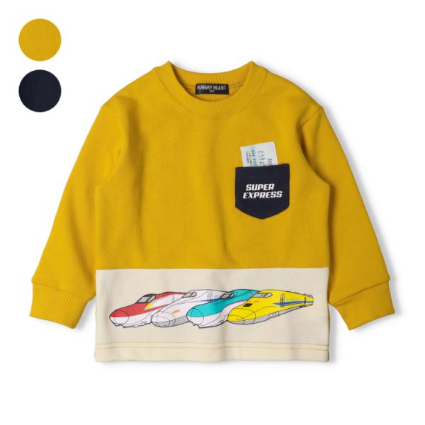 男の子が大好きな電車！ 毎シーズン大人気のJRコラボシリーズです！ 裾切替デザイン。 前身頃の裾には人気の新幹線のこまち、はやぶさ、ドクターイエロー、のぞみのプリント入り。 背中にも新幹線のプリント入り！ 胸ポケットには切符風のアップリケが...