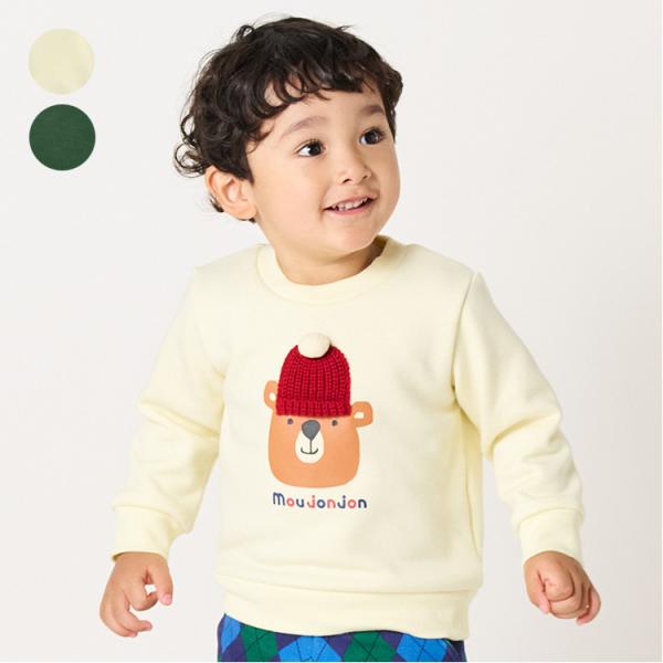 毎年大人気の爆温裏起毛、裏シャギー素材！ 裏起毛素材よりも裏の毛足が長いのが特徴です。 あったかく、柔らか素材、そして肌触りも良いのがポイント！ 帽子部分がニット素材で立体感があるくまのプリントが可愛い！ あたたかトレーナー、スウェット。 ...