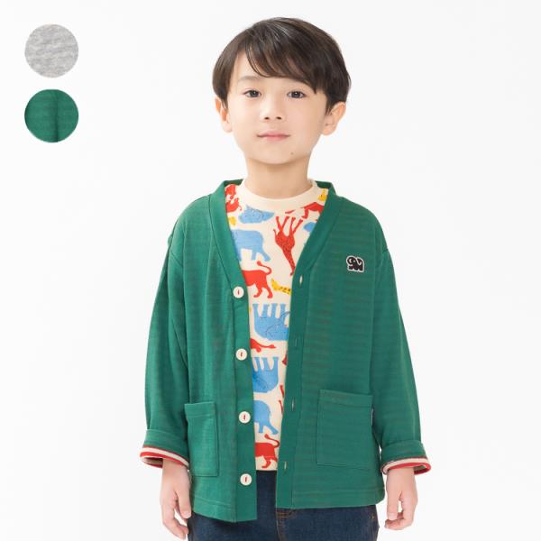 薄いガーゼのような素材を二重にしている接結素材。 とっても柔らか素材で着心地も良さそうです！ (生地の特性上、洗濯によりしわがよる場合がございます。） 裏はボーダー柄になっているので、袖口を折り返してボーダー柄を見せてもかっこよく着られます...