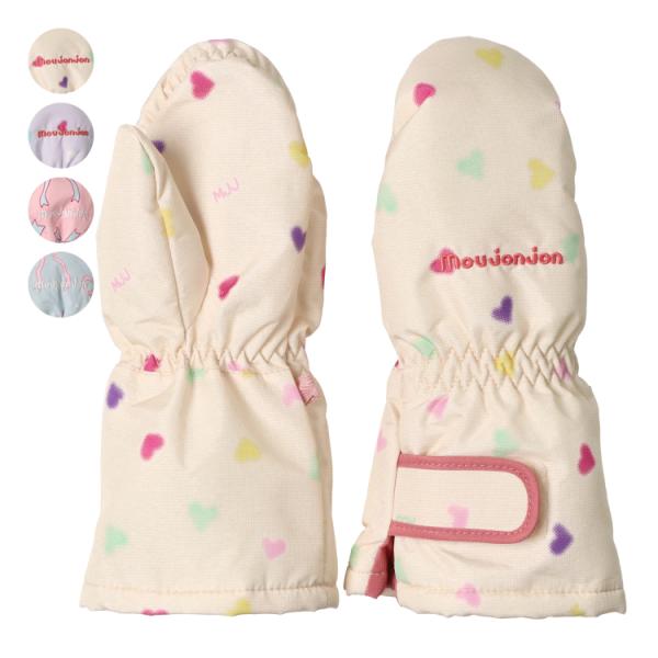 雪遊びに、外遊びに、寒い地域にぴったりなアイテムです！！ はっ水加工している表オックス素材のスノーグローブ、手袋、ミトンです！ 裏は薄手ボアとトリコット素材で暖か！ 手首部分の内側にゴムが入っていて、マジックテープで留められるので、風が入り...