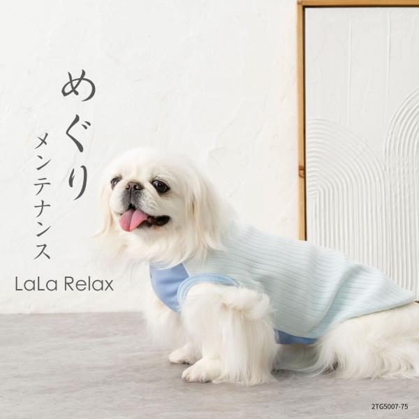 【ブランド】LaLaRelax（めぐりメンテナンスシリーズ）【タイプ】リブニット【カラー】サックス×サックス【サイズ】LONGS【素材】セラミック練り込み独自開発素材【特徴】遠赤外線輻射による血行サポート【お手入れ】手洗い・陰干し・他の洗濯...