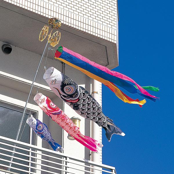 ■商品名：スパークル鯉 1.5m 6点 ネオビルダースタンドセット■主な設置場所：マンション・アパート・コーポ等の、ベランダ、バルコニー、テラス等ベランダやガレージ、お庭、玄関先や屋上など設置場所を選ばない水袋スタンドタイプ。※安全のために...