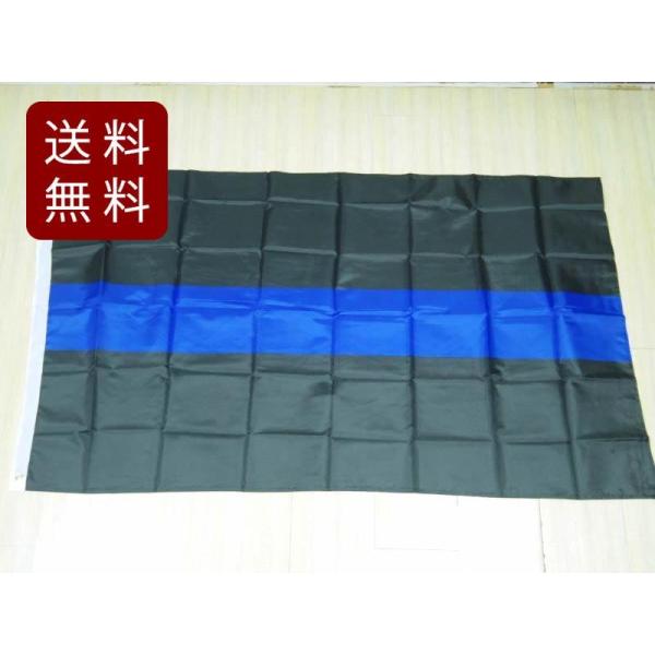 アメリカ ブルーライン 大型フラッグサイズ：4号サイズ（約150cm X 90cm）素材：ポリエステルナイロンのような素材です。インクによるスレがある場合がございます。パッケージはありません。DM便は送料無料です。