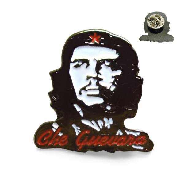 チェ・ゲバラ ピンバッジ 2.3cm x 2.4cm キューバ革命の象徴バッジ歴史と自由を象徴するチェ・ゲバラのピンバッジ。ユニークなデザインで、バッグやジャケット、帽子などに取り付ければ、あなたのファッションにインパクトをプラス。レディー...